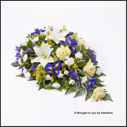 Lily & Iris Spray – Eleanors Florist